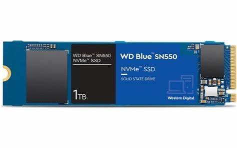Western Digital M.2 WD Blue SN550 500GB/1TB/2TB NVMe SSD 2280 PCIe 3.0 – SPCP Computer ...