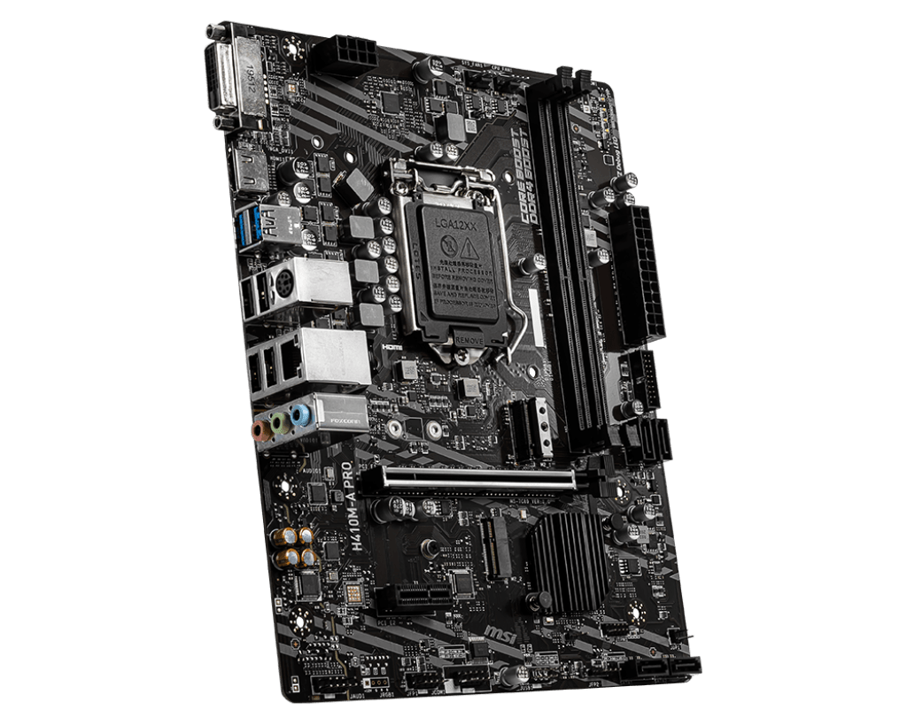 Tax-free MSI H410M-A PRO H410 motherboard LGA 1200 micro ATX HDMI dvi ...